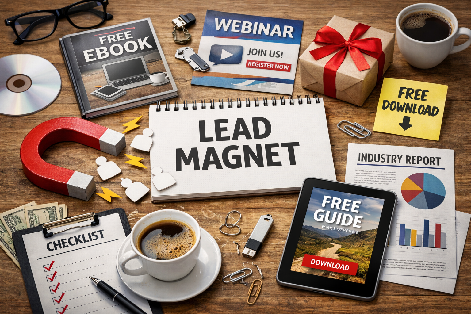 15 Idee di Lead Magnet che Funzionano davvero (con Esempi)